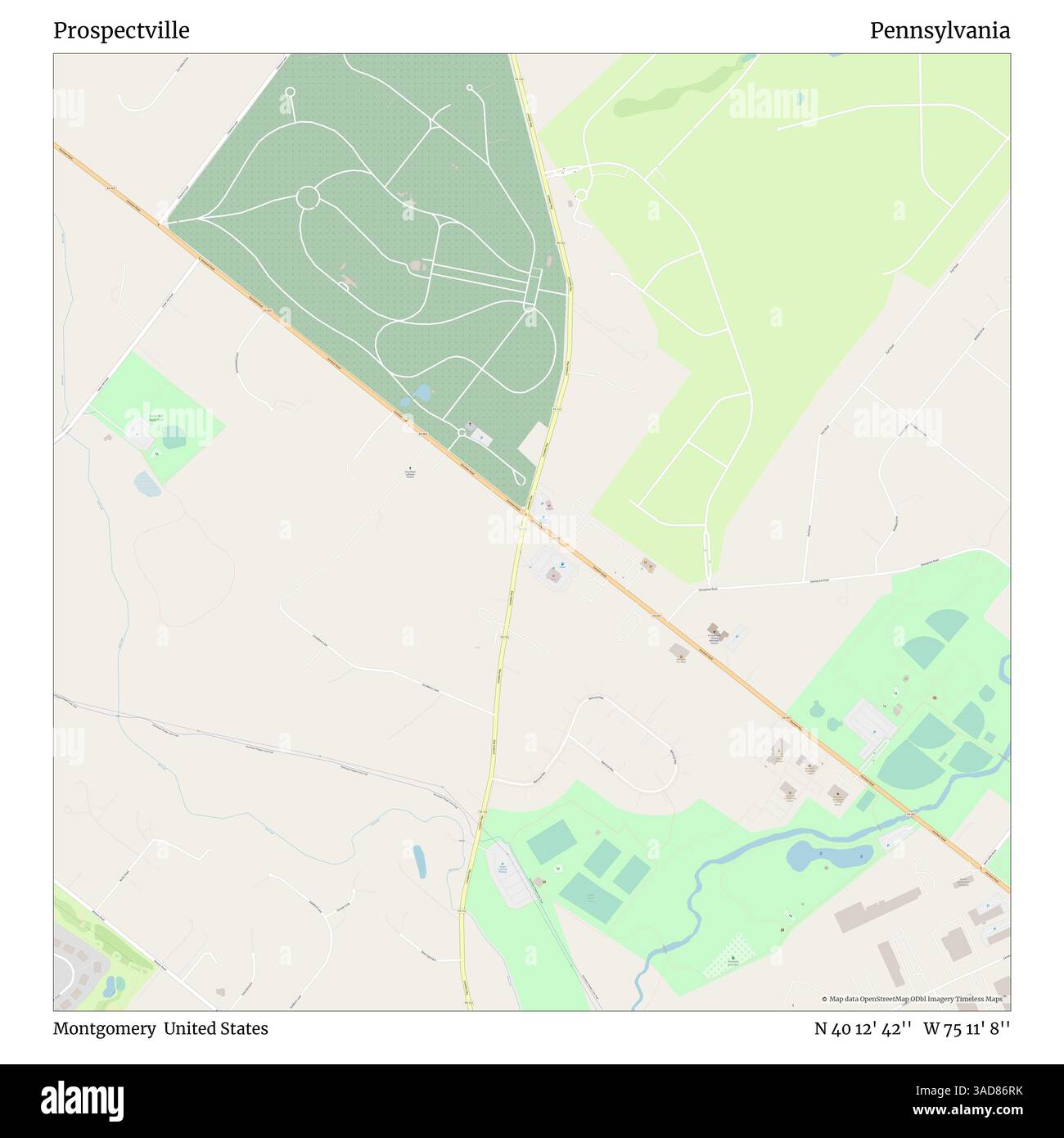 Prospectville, Montgomery, United States, Pennsylvania, N 40 12' 42 ...