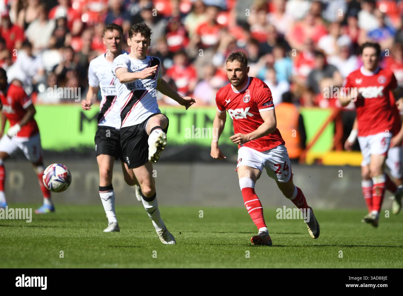 London, England. 5th Apr 2025. Conor McGrandles and Matty Godden during ...