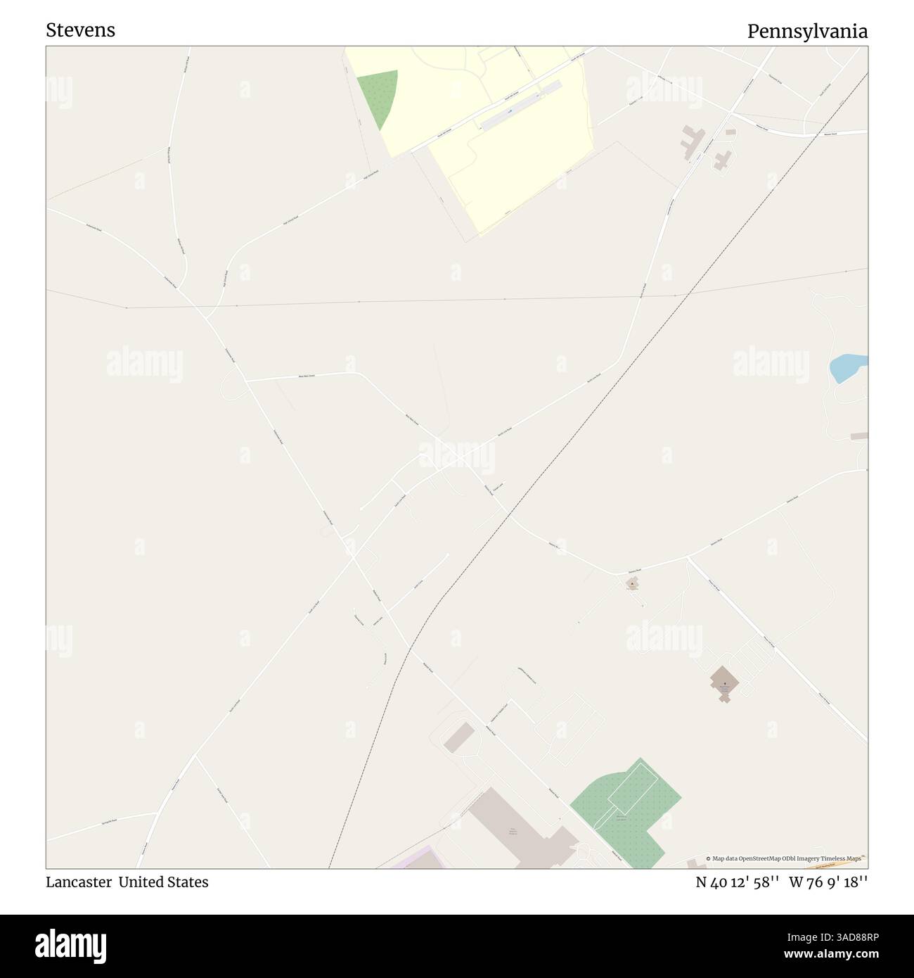 Stevens, Lancaster, United States, Pennsylvania, N 40 12' 58'', W 76 9 ...
