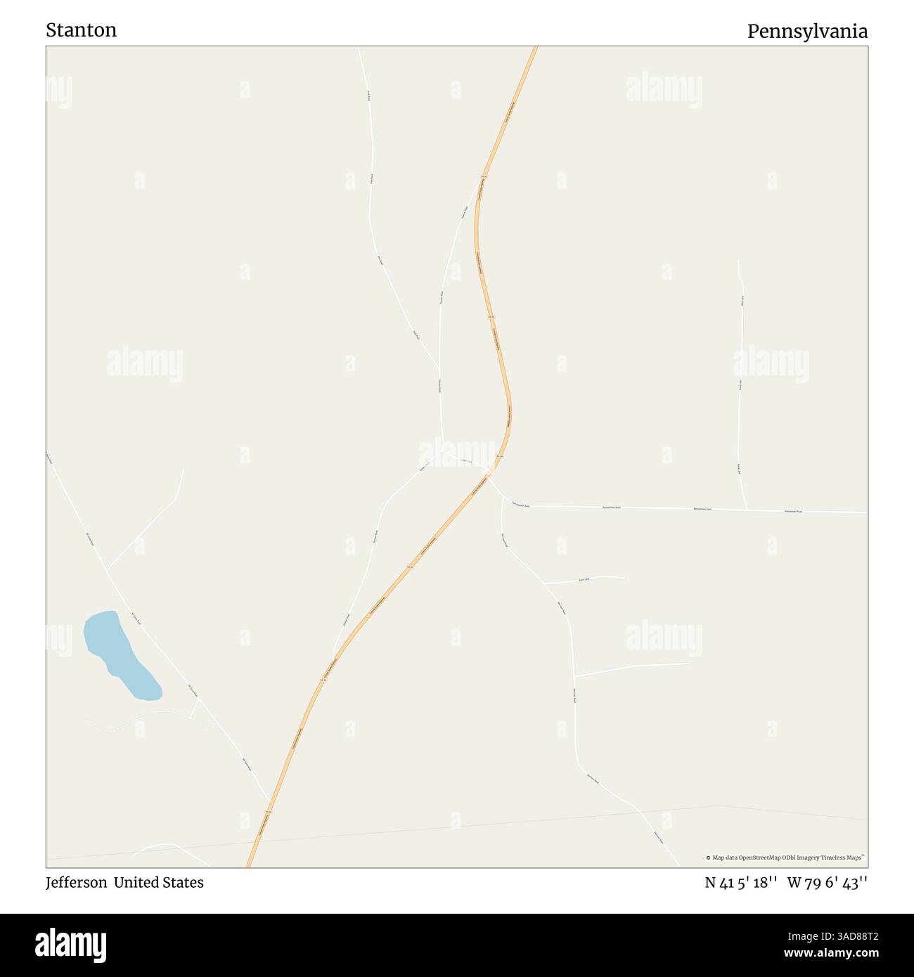 Stanton, Jefferson, United States, Pennsylvania, N 41 5' 18'', W 79 6 ...