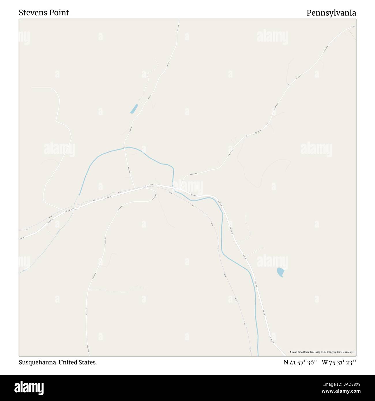 Stevens Point, Susquehanna, United States, Pennsylvania, N 41 57' 36 ...