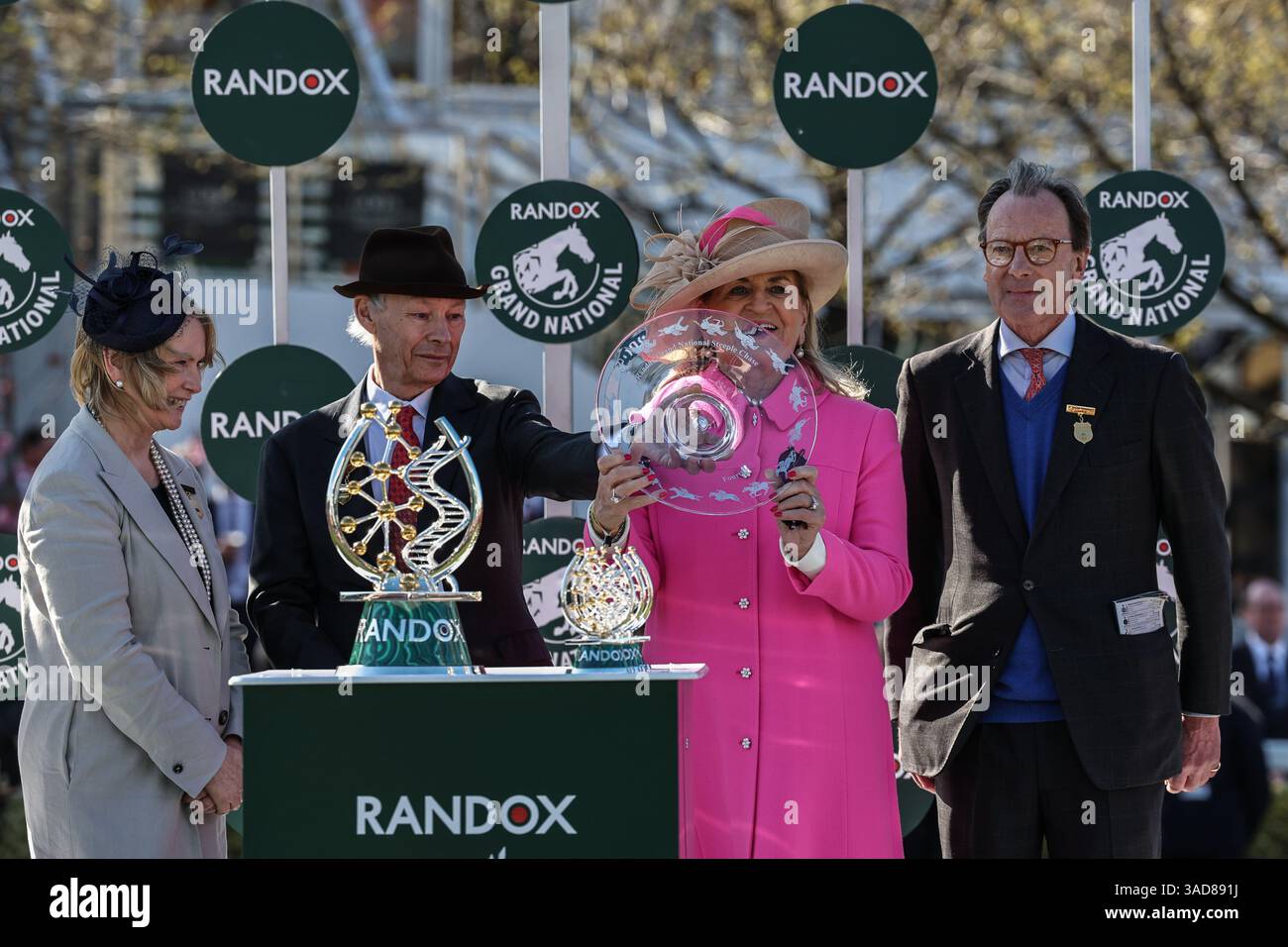 Noreen McManus during the Randox Grand National 2025 Day 3 Grand ...