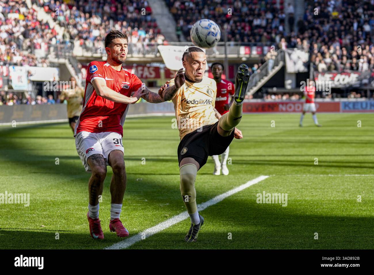 Alkmaar, Netherlands. 05th Apr, 2025. ALKMAAR - 05-04-2025, AFAS ...