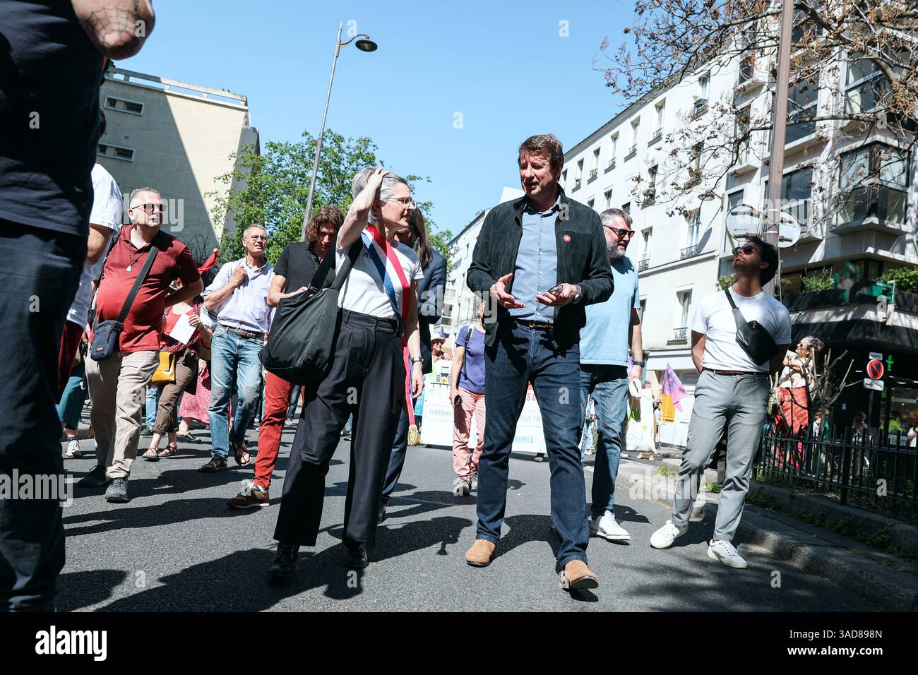 Sandrine Rousseau and Yannick Jadot from Europe Ecology the Greens ...