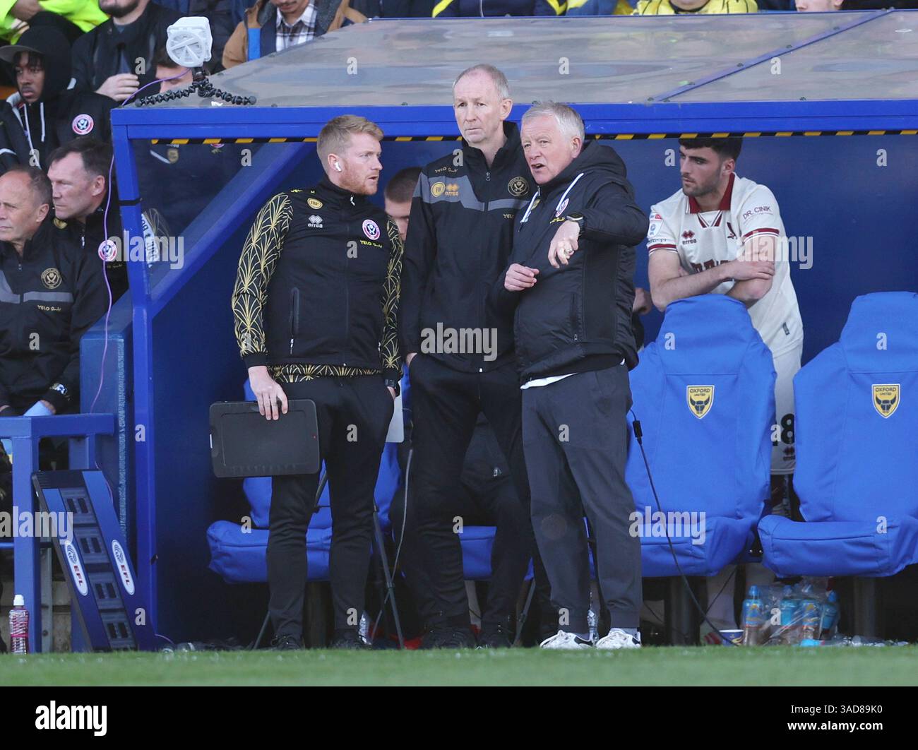 Oxford, UK. 5th Apr, 2025. Matt Prestridge of Sheffield United ...