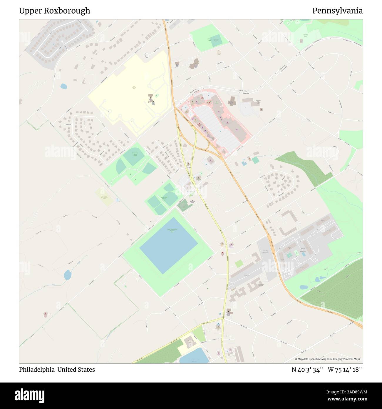 Upper Roxborough, Philadelphia, United States, Pennsylvania, N 40 3' 34 ...