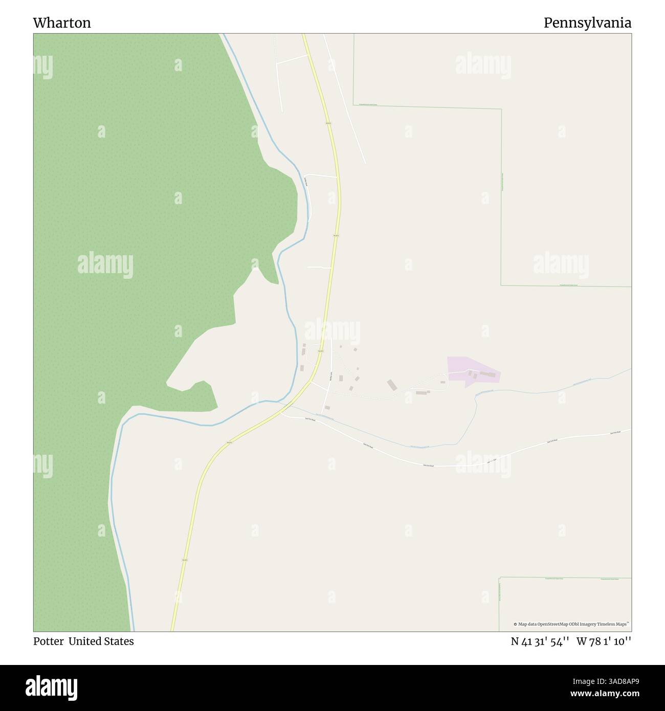 Wharton, Potter, United States, Pennsylvania, N 41 31' 54'', W 78 1' 10 ...