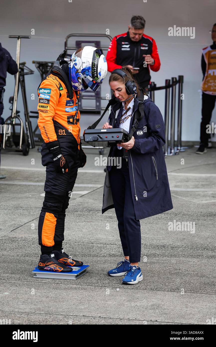 5th March 2025: Suzuka, Japan : PIASTRI Oscar (aus), McLaren F1 Team MCL39 during the Formula 1 ...