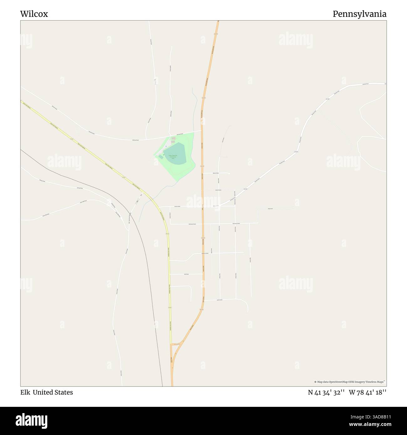 Wilcox, Elk, United States, Pennsylvania, N 41 34' 32'', W 78 41' 18 ...