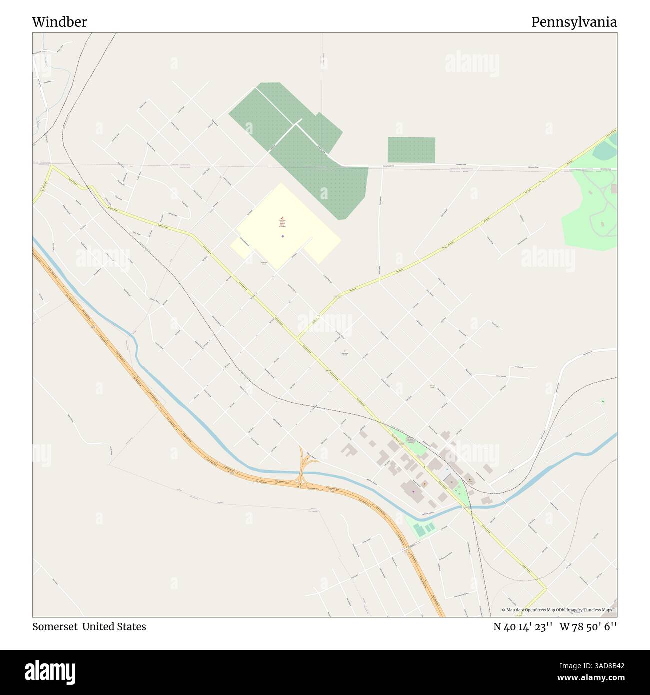 Windber, Somerset, United States, Pennsylvania, N 40 14' 23'', W 78 50 ...