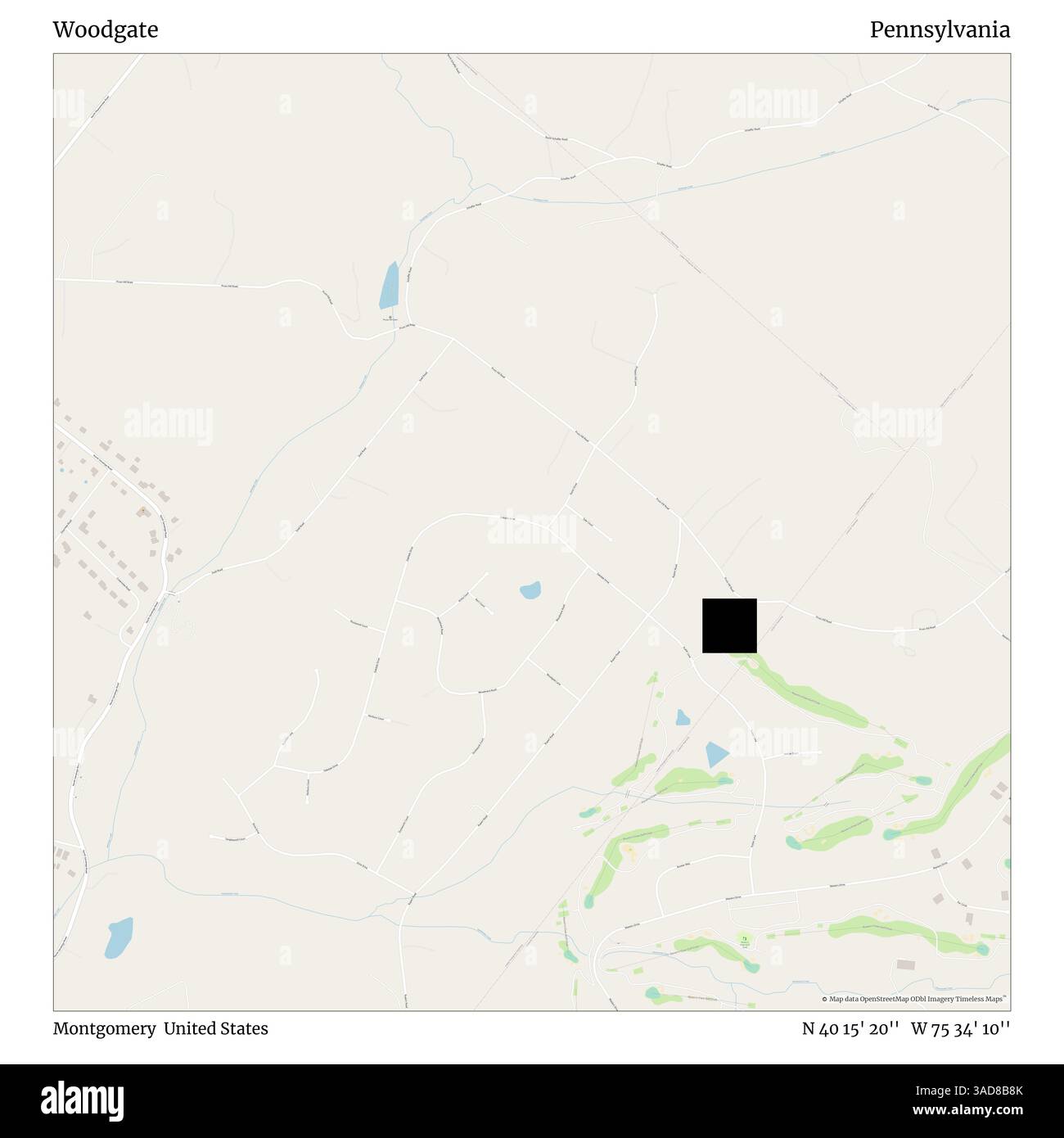 Woodgate, Montgomery, United States, Pennsylvania, N 40 15' 20'', W 75 ...