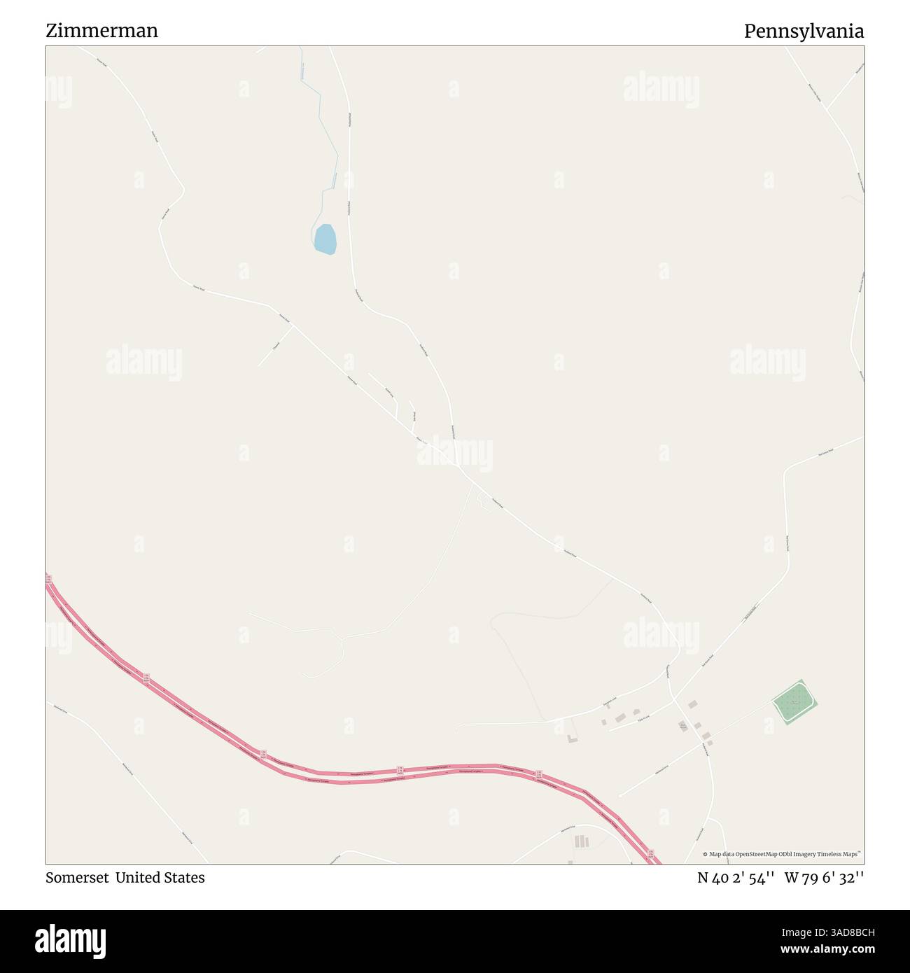 Zimmerman, Somerset, United States, Pennsylvania, N 40 2' 54'', W 79 6 ...