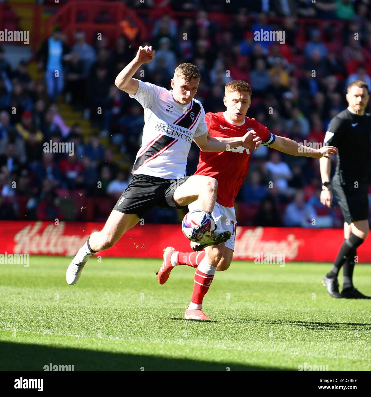 London, England. 5th Apr 2025. Ethan Hamilton and Greg Docherty during ...