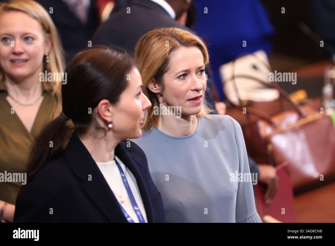 Brussels, Belgium. 4th Apr, 2025. European Union's High Representative ...
