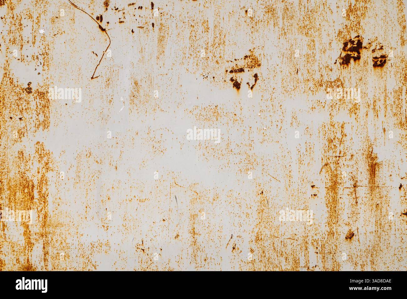 rusty flat sheet steel with peeling white paint Stock Photo - Alamy