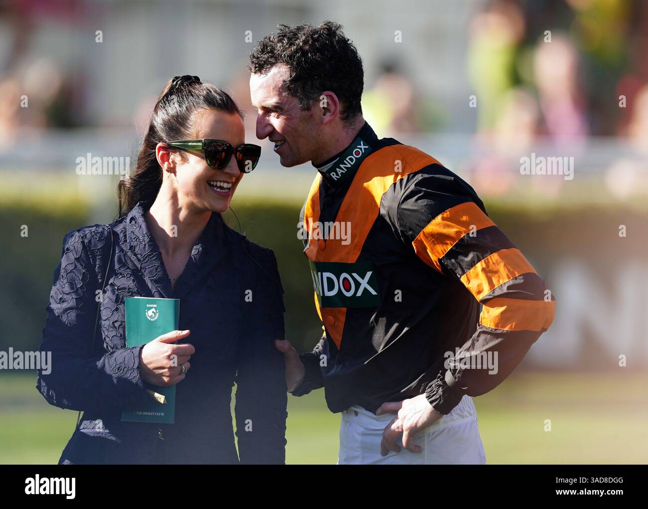 Patrick Mullins with his wife Rachael after winning the Randox Grand ...