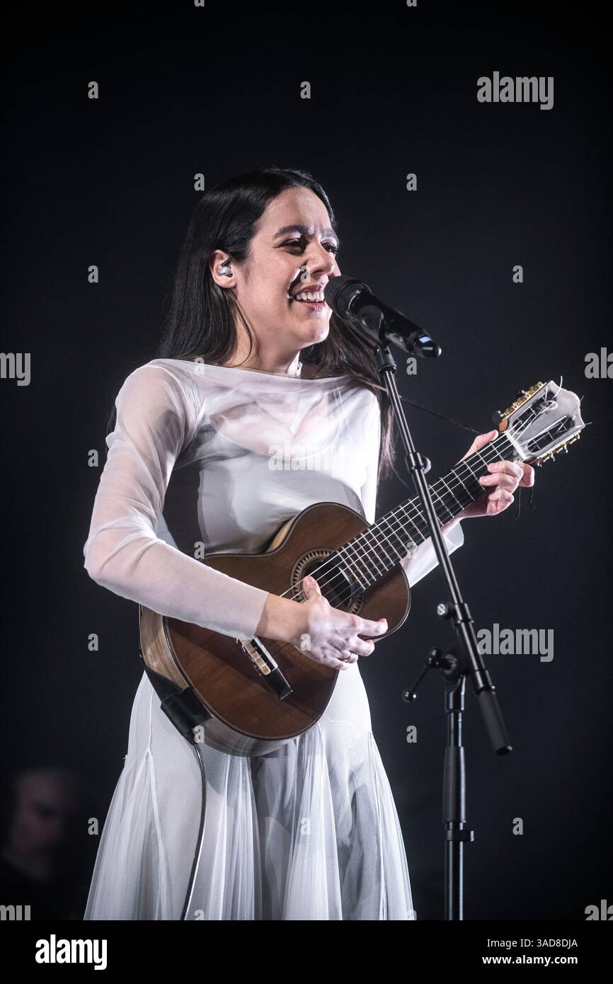Valeria Castro performing at Auditori del Forum CCIB, Barcelona 04 Apr ...