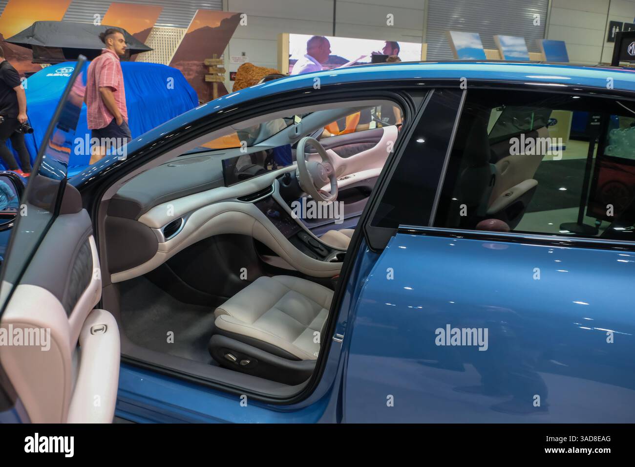 Melbourne, Australia. 04th Apr, 2025. Interior of newly revealed MG IM5 ...