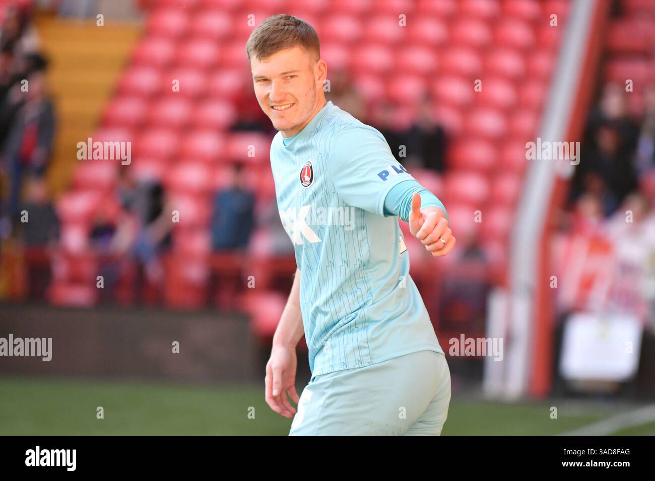 London, England. 5th Apr 2025. Will Mannion after the Sky Bet EFL ...