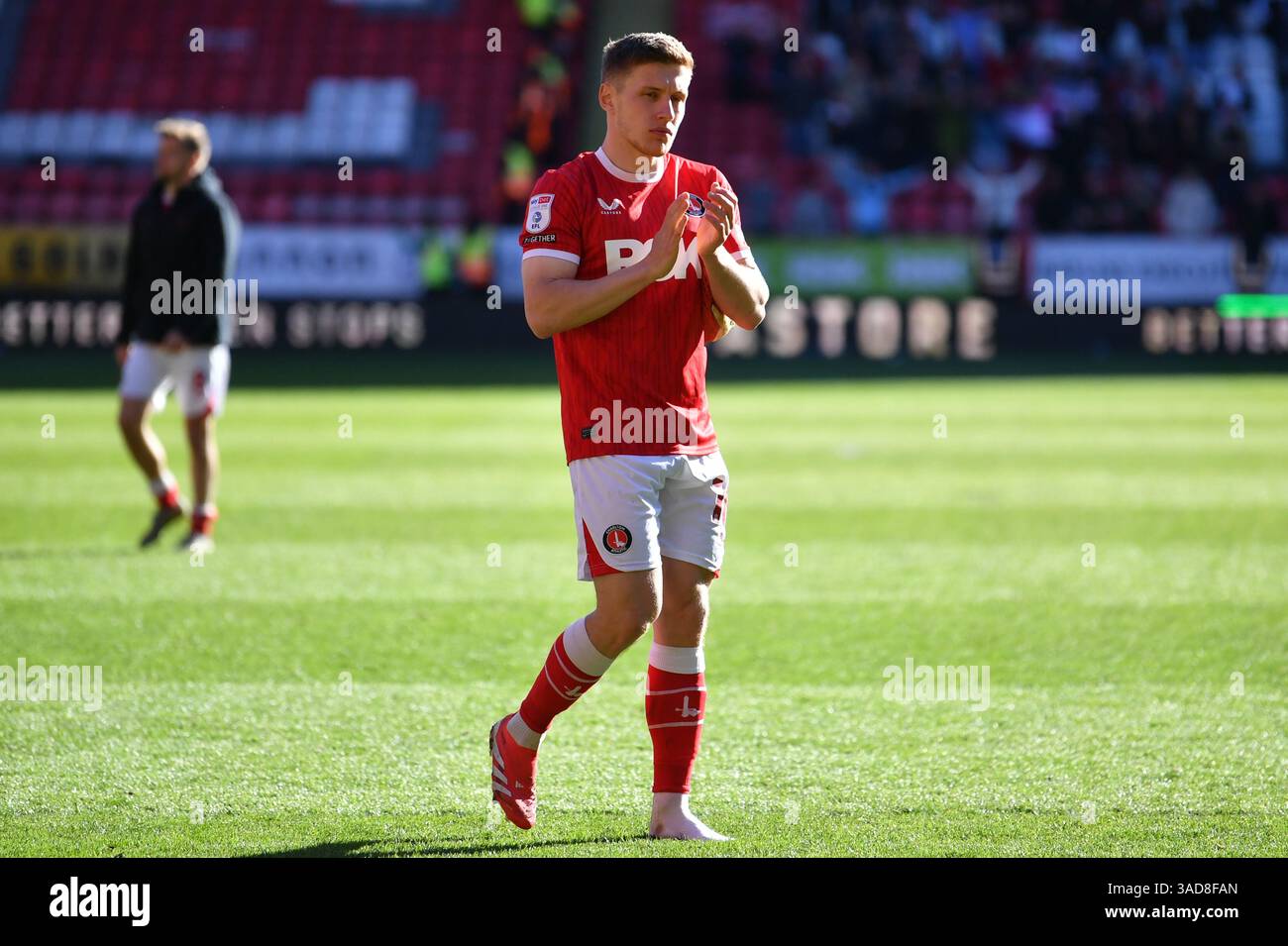 London, England. 5th Apr 2025. Greg Docherty after the Sky Bet EFL ...