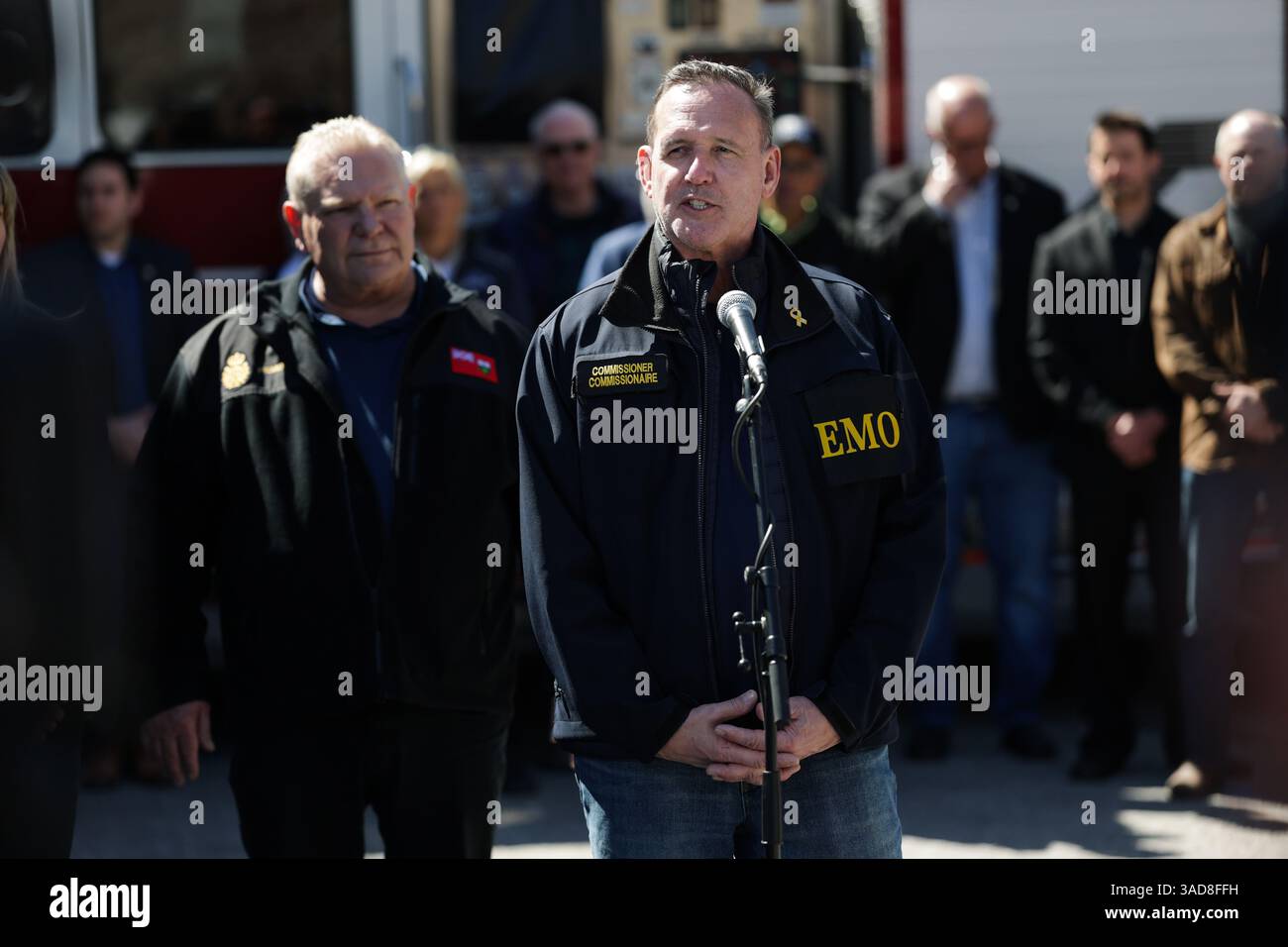 Orillia, Canada. 04th Apr, 2025. Commissioner of Emergency Management ...
