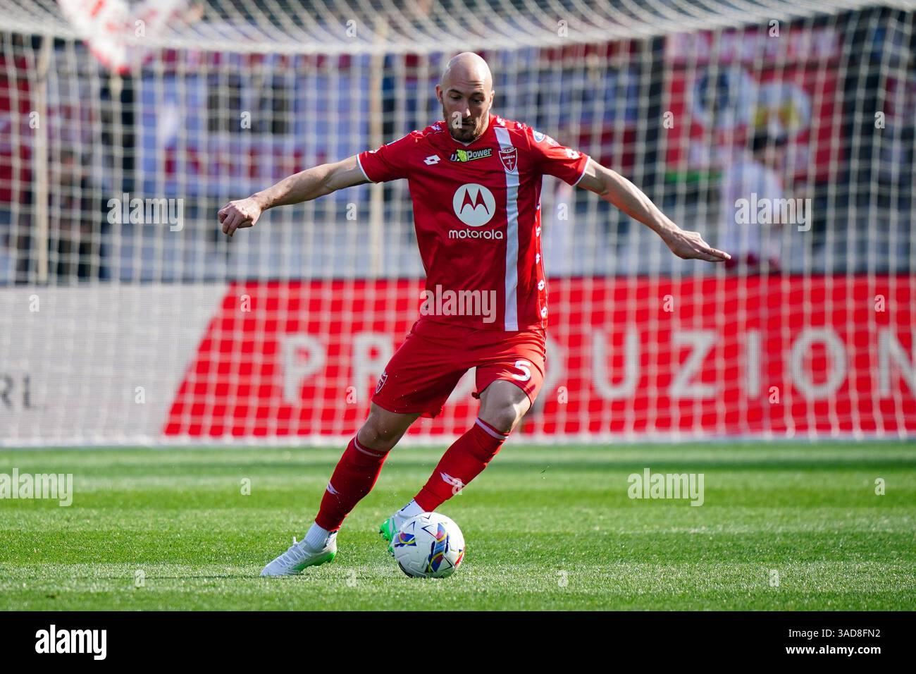 Monza, Italy. 05th Apr, 2025. Luca Caldirola (AC Monza) during AC Monza ...
