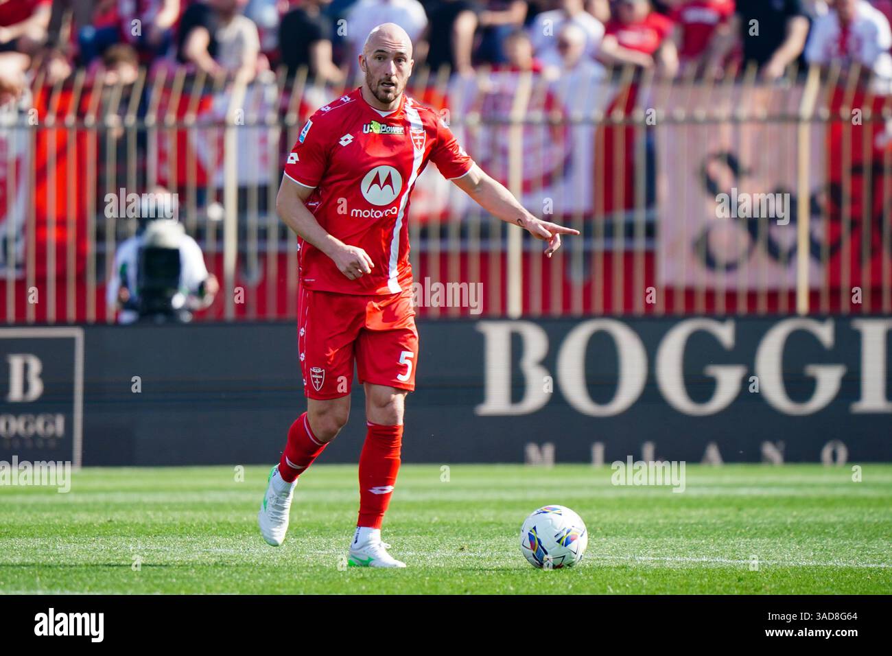 Luca Caldirola (AC Monza) during the Italian championship Serie A ...