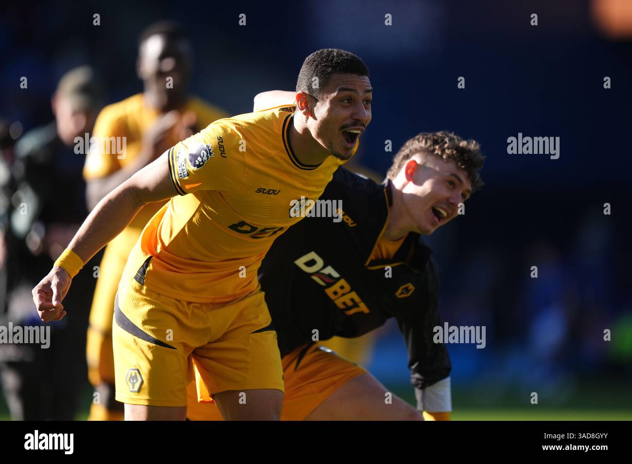 Wolverhampton Wanderers' Jorgen Strand Larsen and Wolverhampton ...