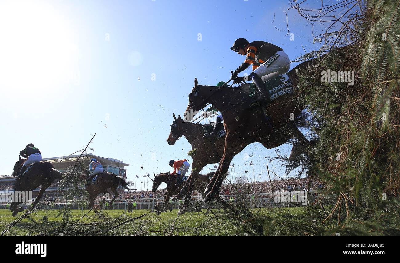 Nick Rockett ridden by jockey Patrick Mullins on their way to winning ...