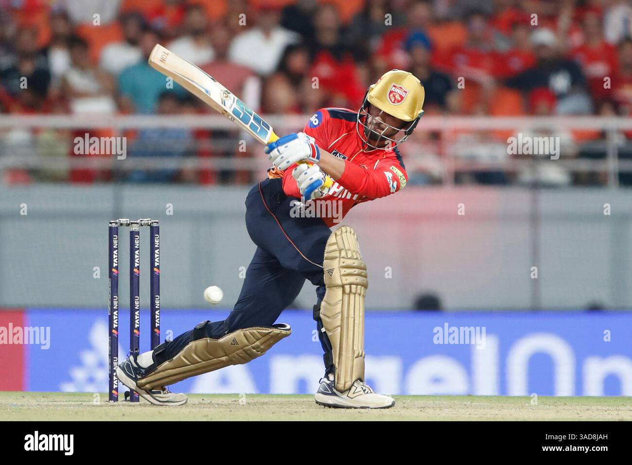 Punjab Kings' Nehal Wadhera bats during the Indian Premier League ...