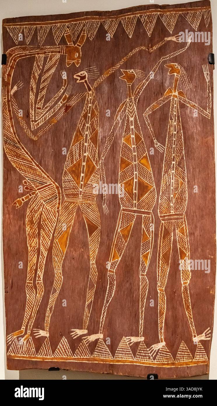 Three female mimi abducted by a giant, (Yarawala) Born clan, Kuninjku ...