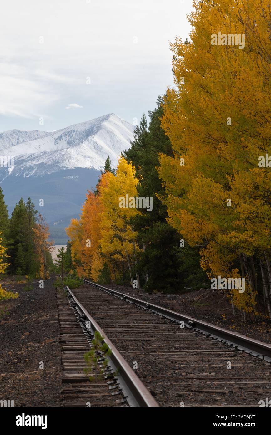 The abandoned Leadville Branch off the Tennessee Pass subdivision high ...