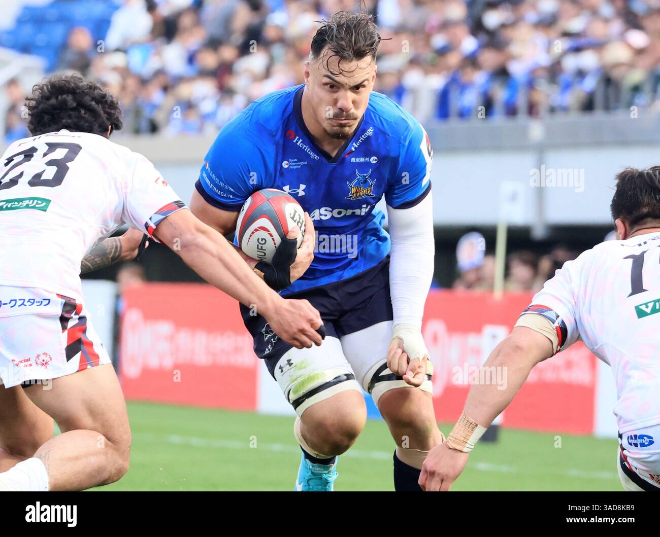 Tokyo, Japan. 5th Apr, 2025. Saitama Panasonic Wild Knights flanker Ben ...