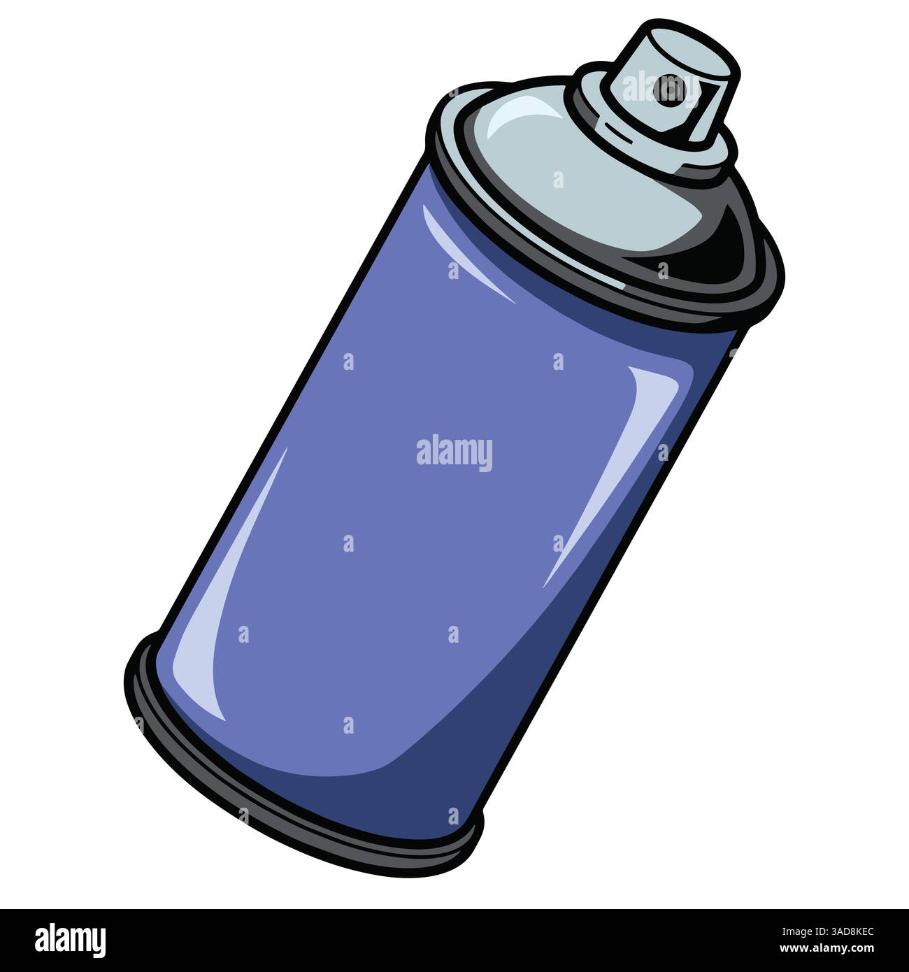 Spray can vector icon. Paint spray can illustration with simple design ...