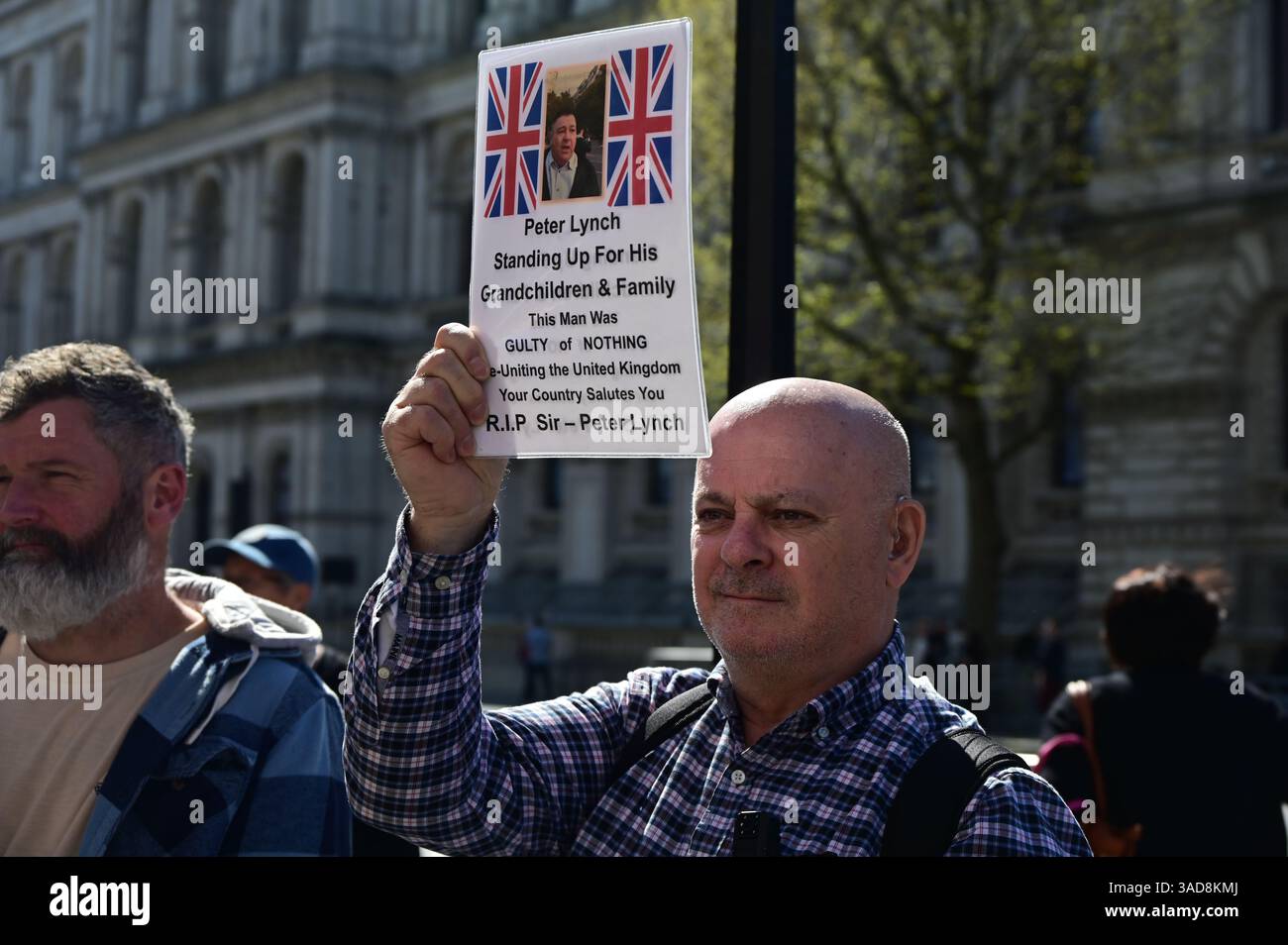 LONDON, ENGLAND: 5th April 2025: UKIP organized a rally in London to ...