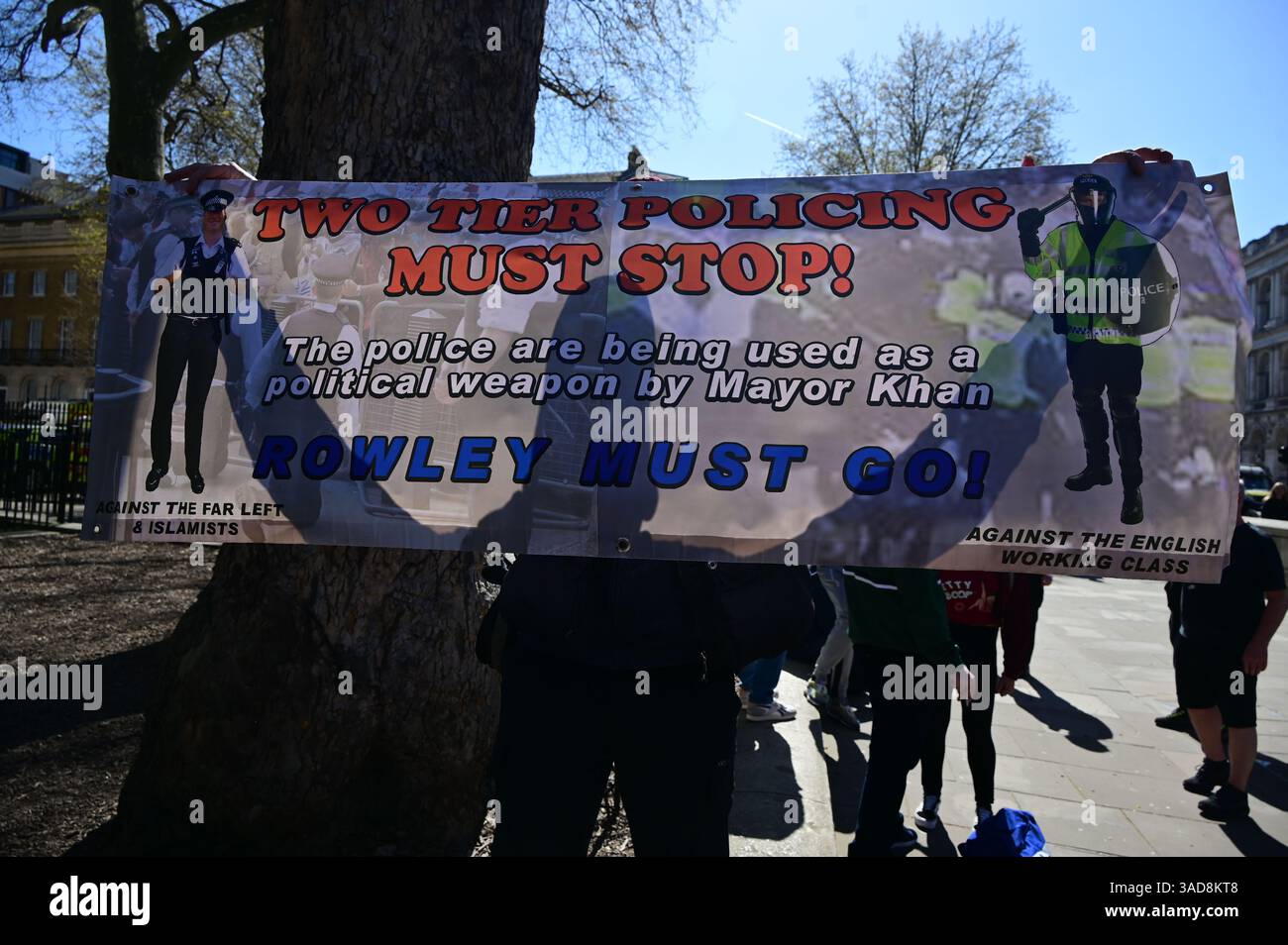 LONDON, ENGLAND: 5th April 2025: UKIP organized a rally in London to ...