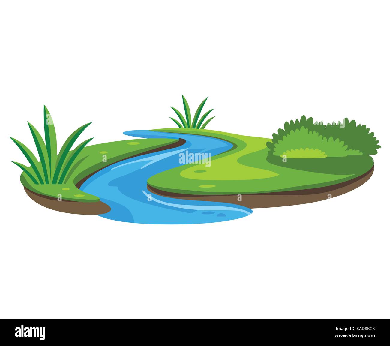 Canal water flowing Stock Vector Images - Alamy