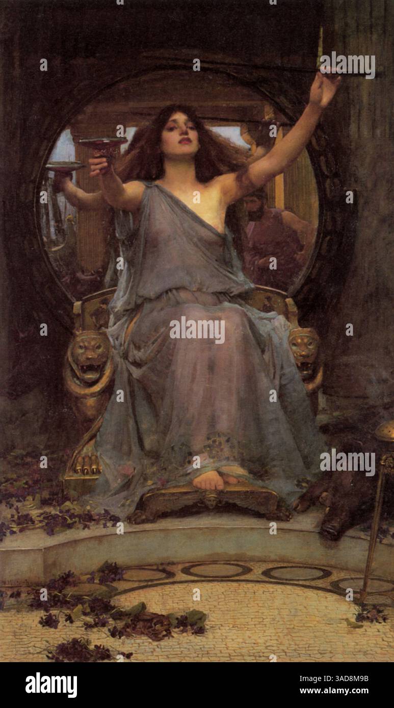 Circe Offering the Cup to Ulysses is an oil painting in the Pre ...