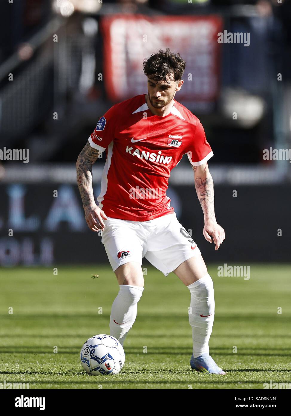 ALKMAAR - Troy Parrott of AZ Alkmaar during the Dutch Eredivisie match ...