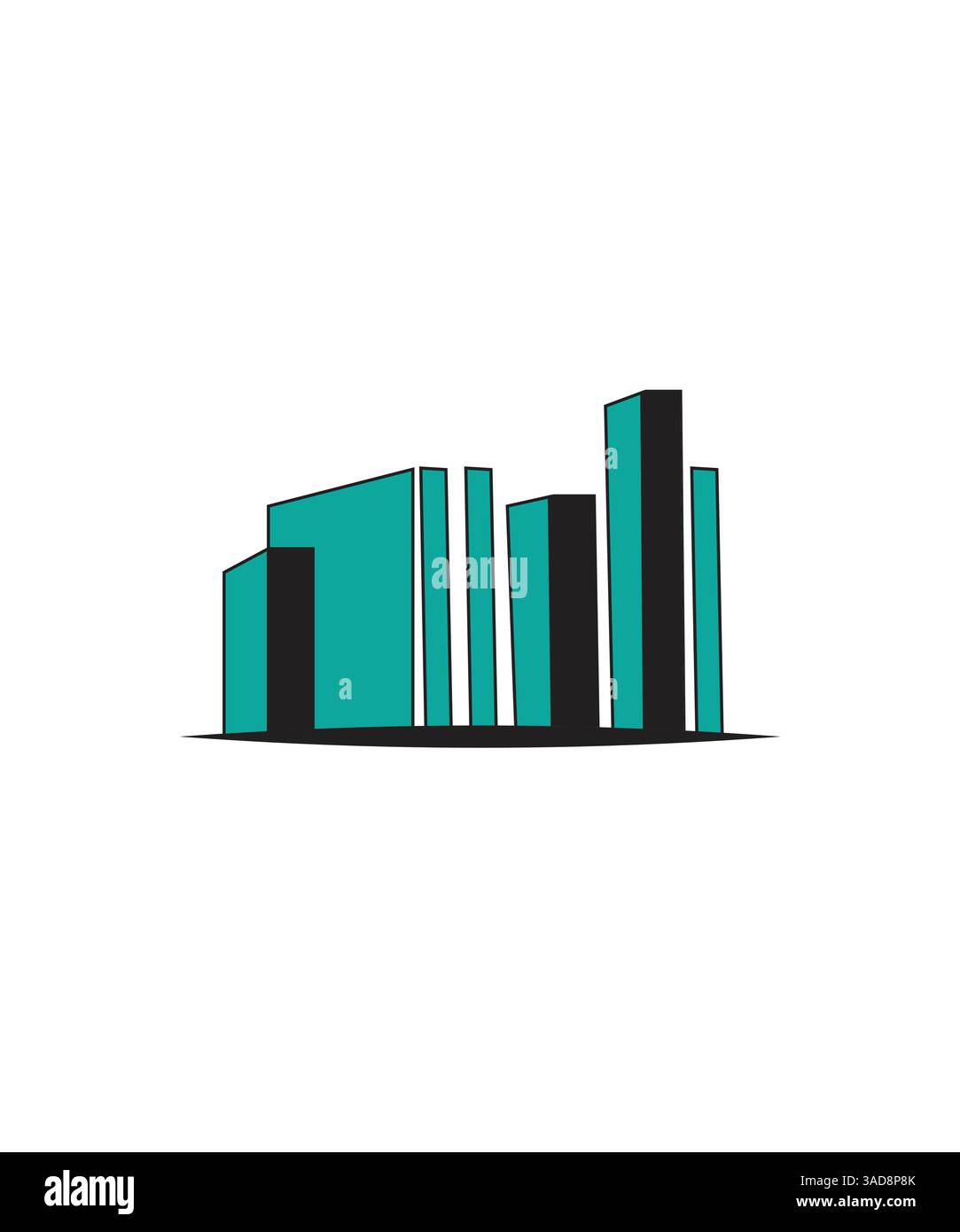 Blue Building Logo Design Vector, Element for Construction Architecture ...