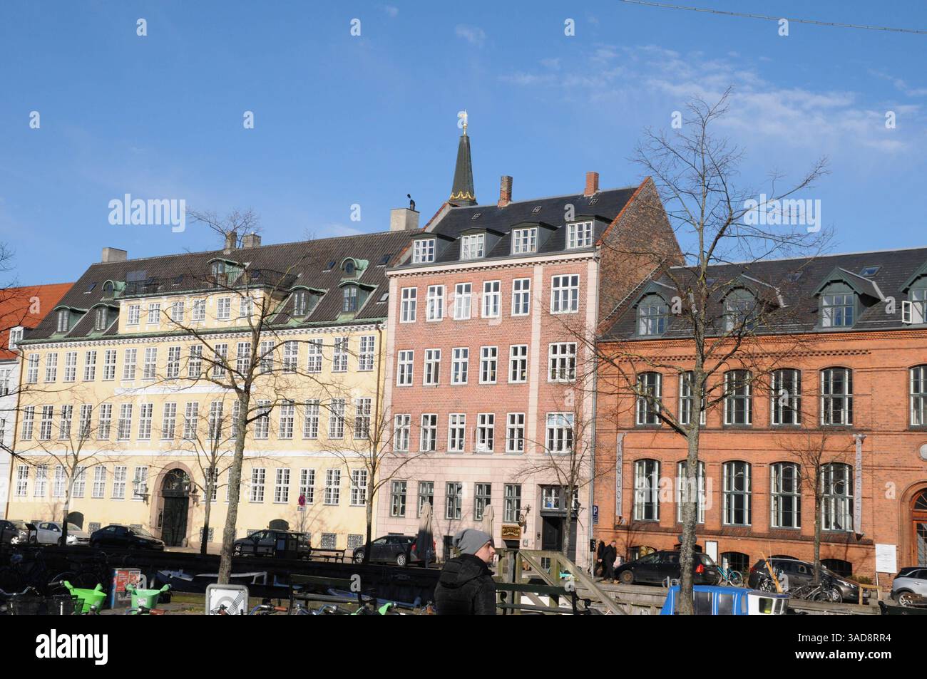 Copenhagen/ Denmark/05 april 2025/.View of chrisianshavns torv on mager ...