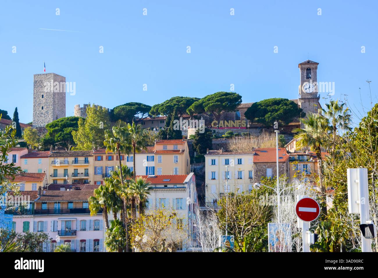 Cannes, France, 2020. Le Suquet Old Town Quarter. Credit: Vuk Valcic ...