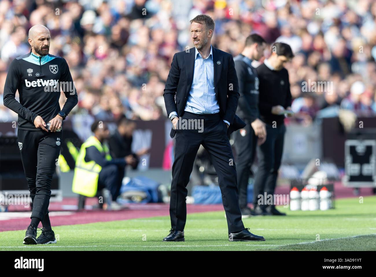 West Ham United manager Graham Potter during the West Ham United FC v ...
