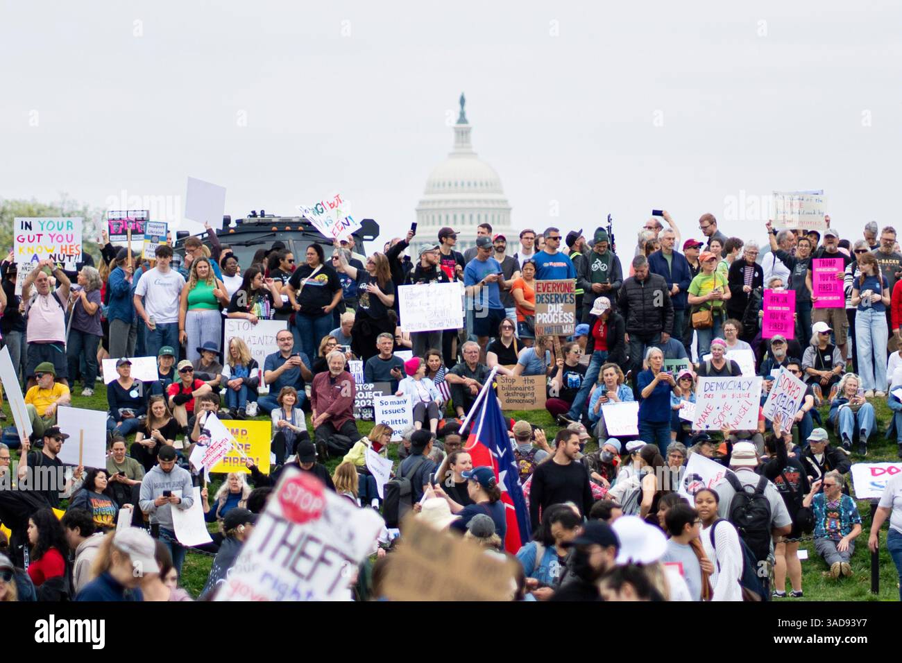 UNITED STATES - APRIL 5: Thousands of protesters gather for the Hands ...