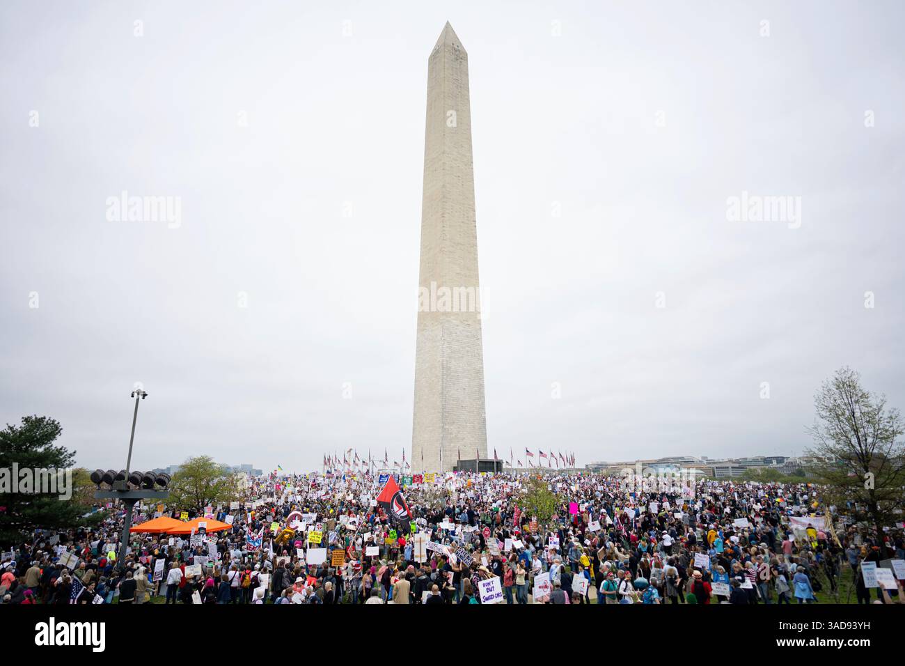 UNITED STATES - APRIL 5: Thousands of protesters gather for the Hands ...