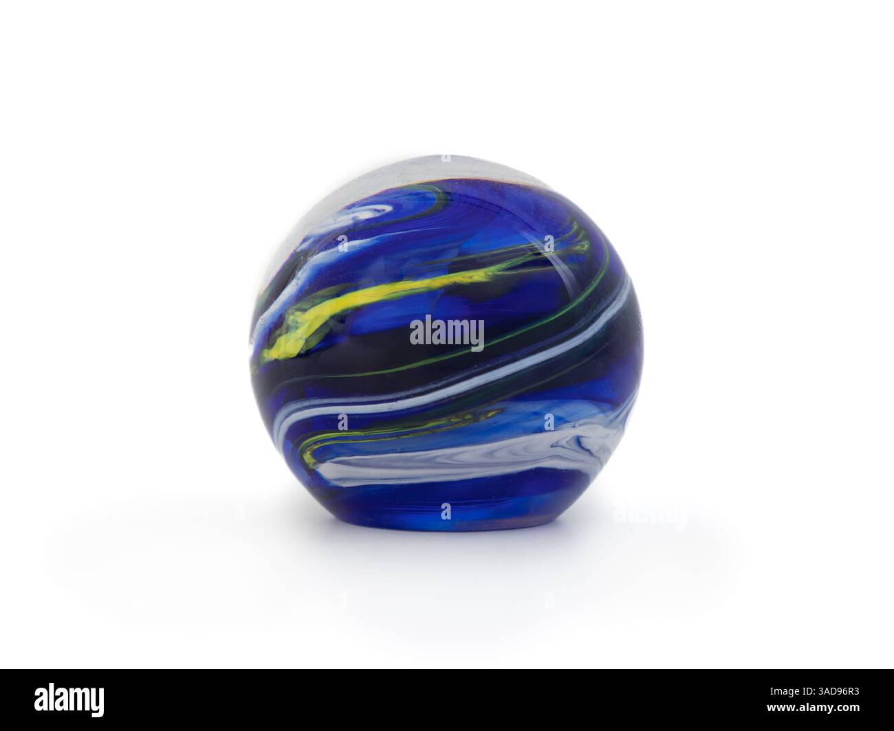 Bright blue marble texture Cut Out Stock Images & Pictures - Alamy