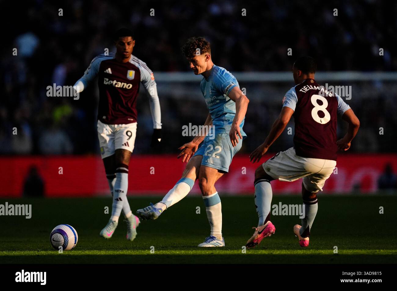 Nottingham Forest's Ryan Yates during the Premier League match at Villa ...