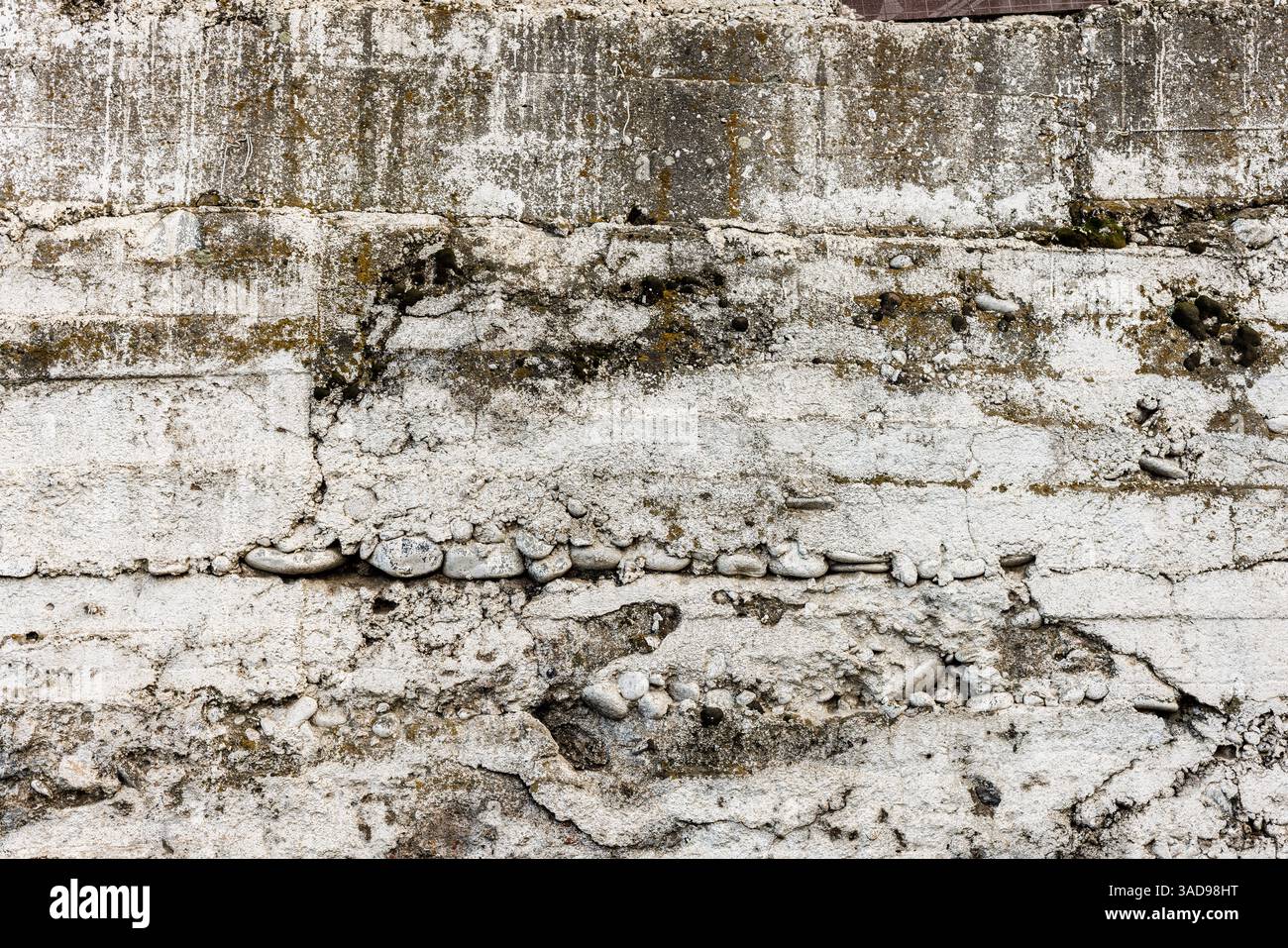 Reinforced Earth Retaining Wall Texture, Full-Frame Background Stock ...