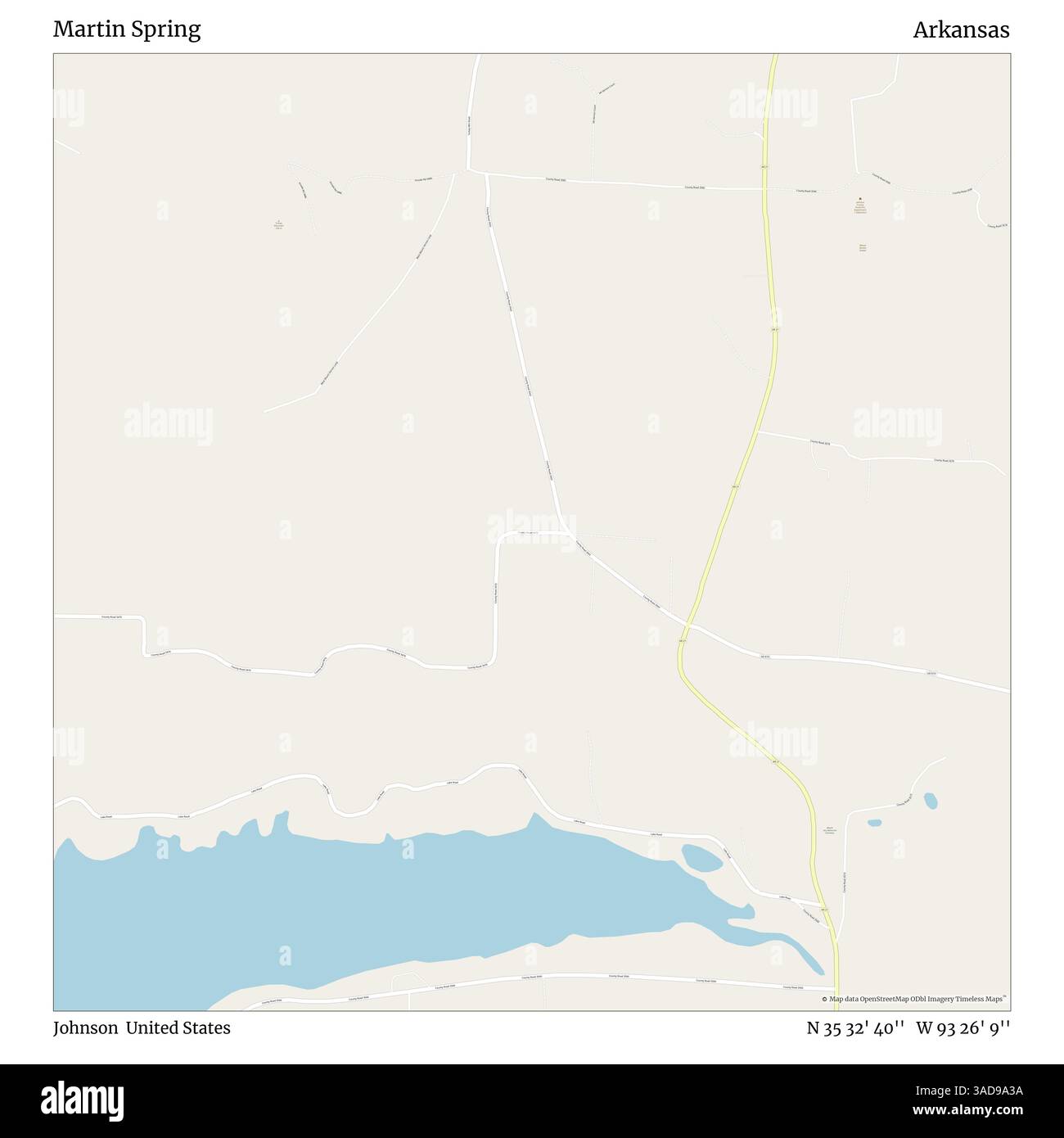 Martin Spring, Johnson, United States, Arkansas, N 35 32' 40'', W 93 26 ...