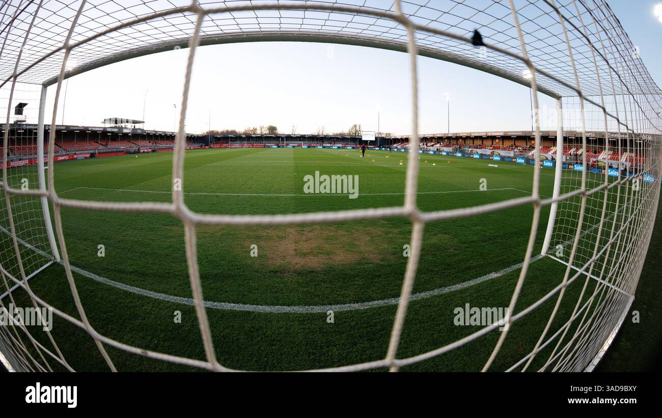 Almere, Netherlands. 05th Apr, 2025. ALMERE, 05-04-2025, Yanmar Stadium ...